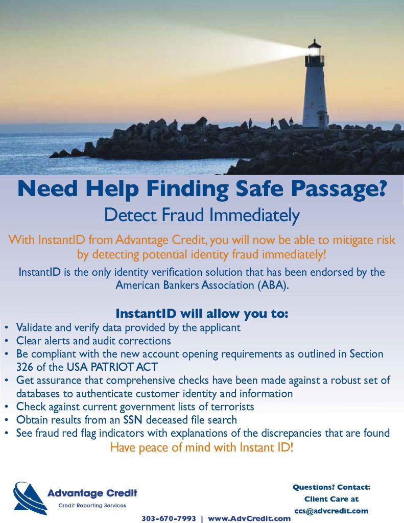 Red Flag (Fraud Alerts) – Advantage Credit